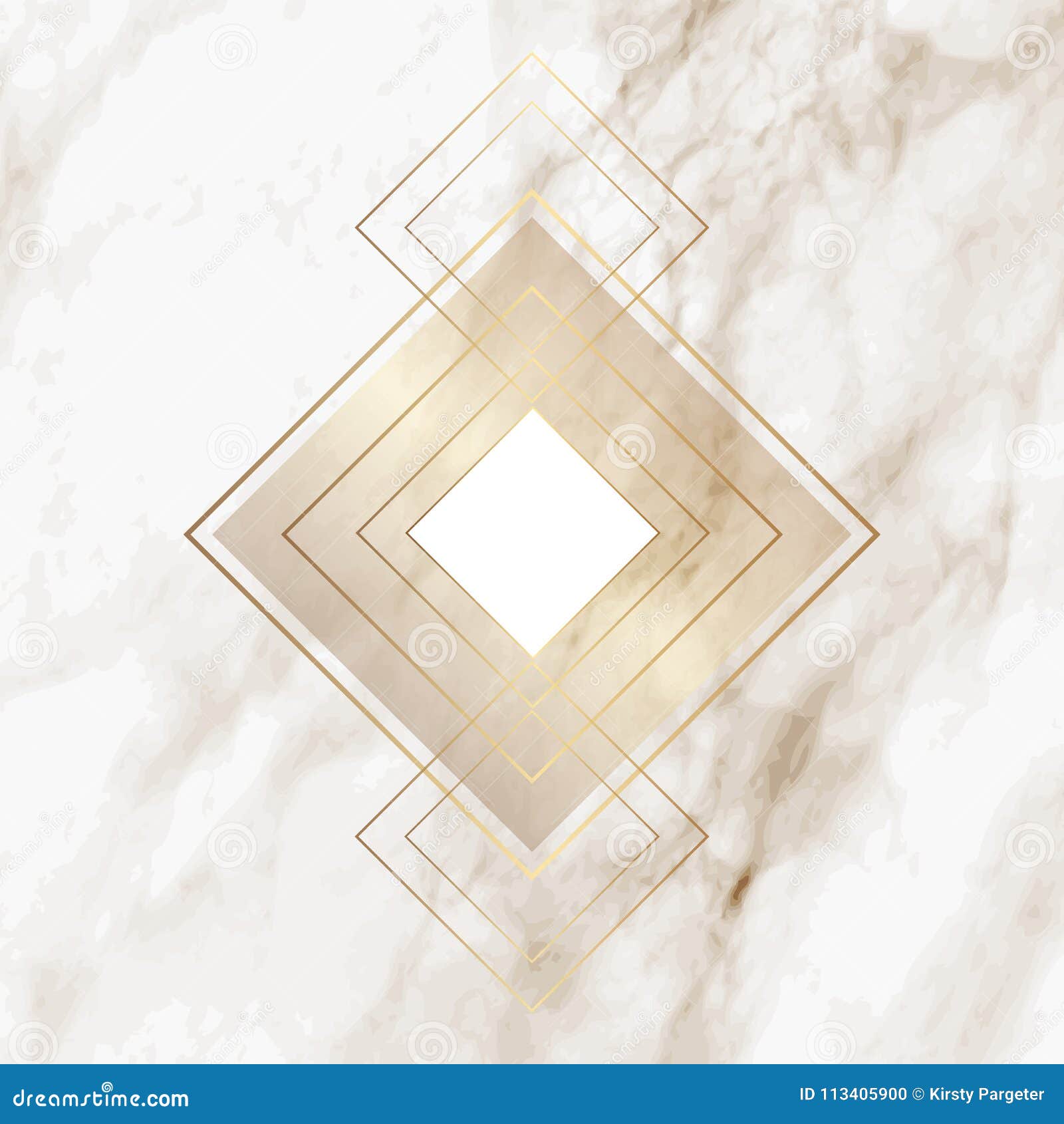 Gold Diamond Pattern on Elegant Marble Texture Stock Vector ...