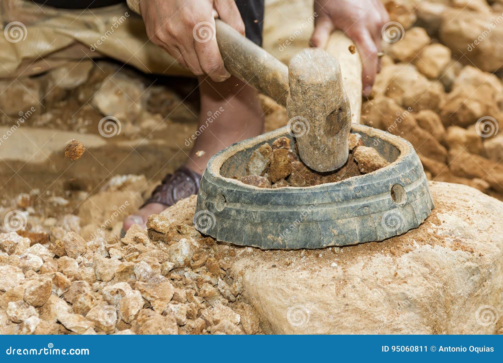 Gold Digger stock image. Image of shallow, trade, texture - 95060811
