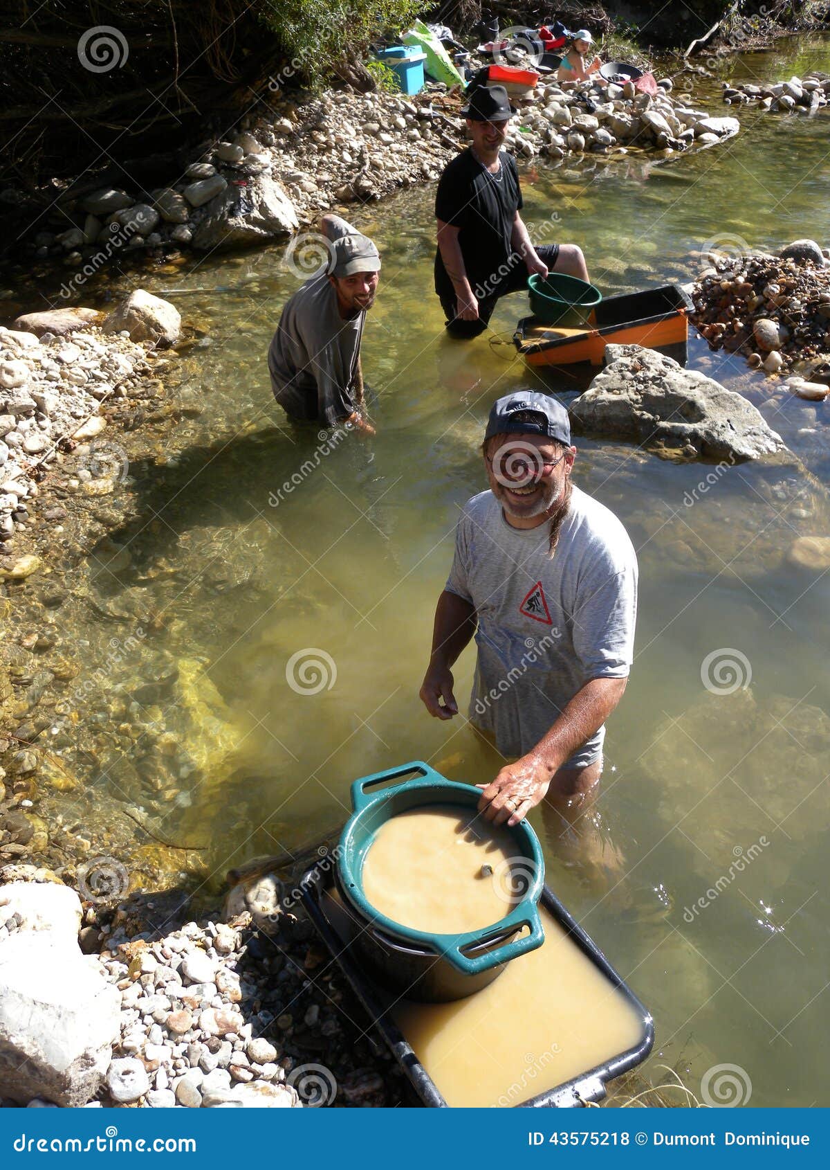 Gold Diggers In Indonesia On An Island Borneo Editorial Image ...