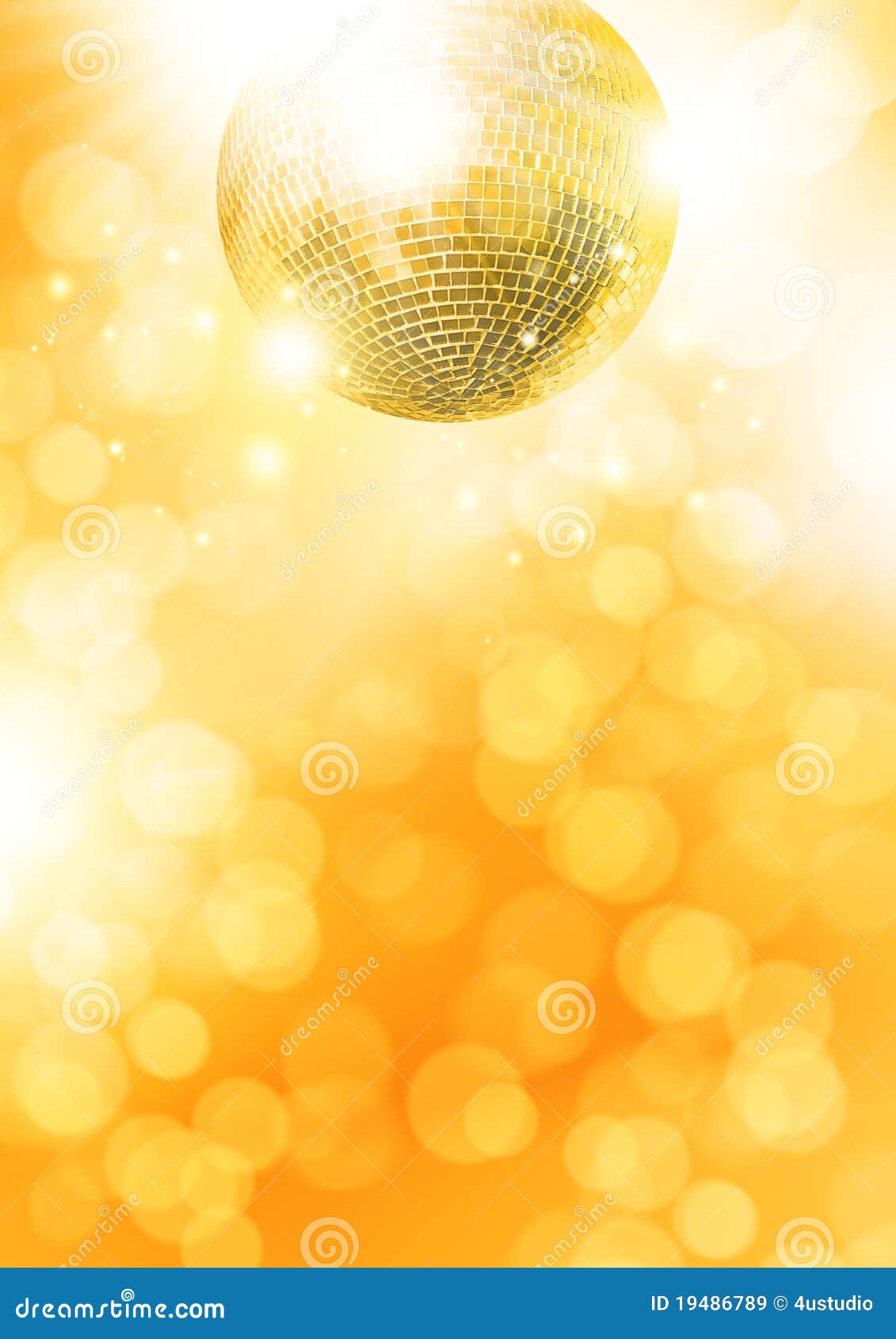 Gold Disco Ball Party Background Royalty-Free Stock Photo ...