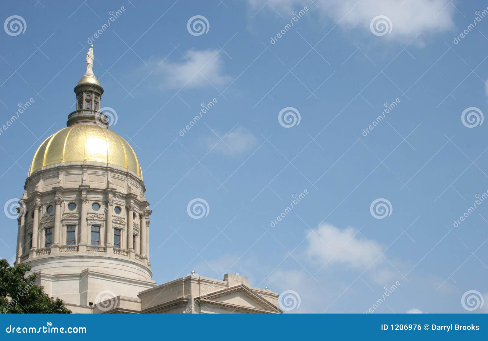 Gold Dome 3 stock photo. Image of landmark, building, windows - 1206976