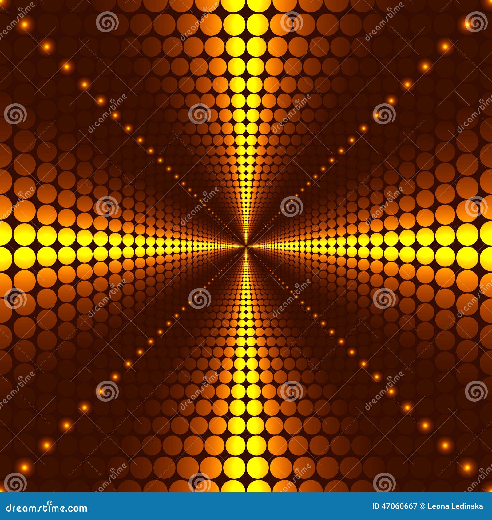 Gold Dotted Cross Seamless Pattern Stock Vector - Illustration of plaid ...