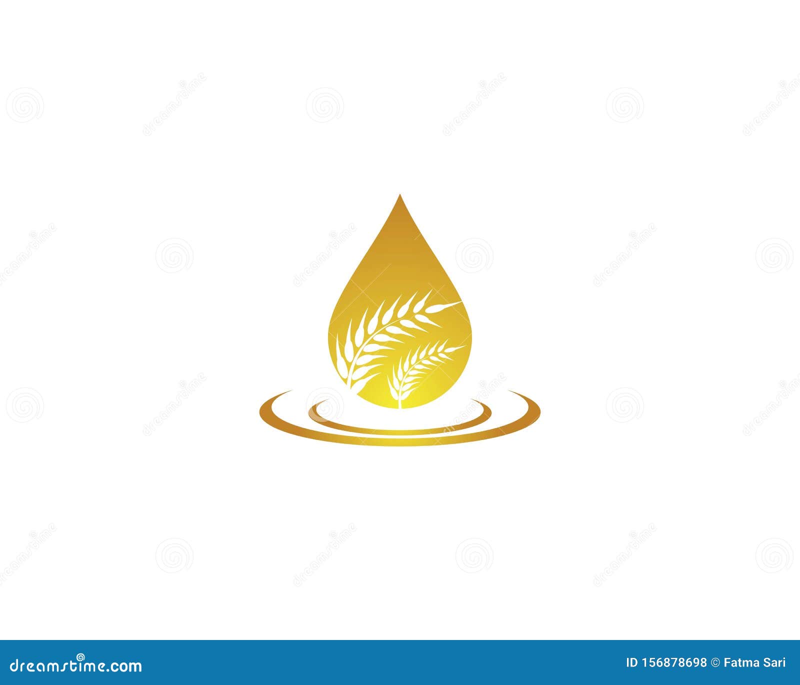 Gold Drop Logo Template Vector Icon Illustration Stock Vector ...