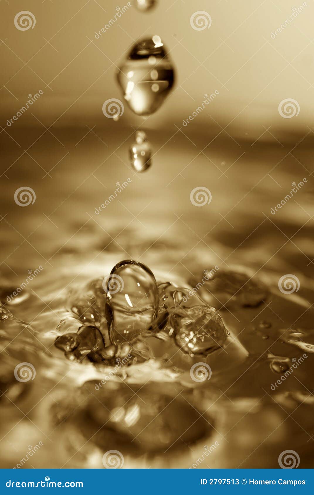 Gold Drops stock image. Image of drops, splash, color - 2797513