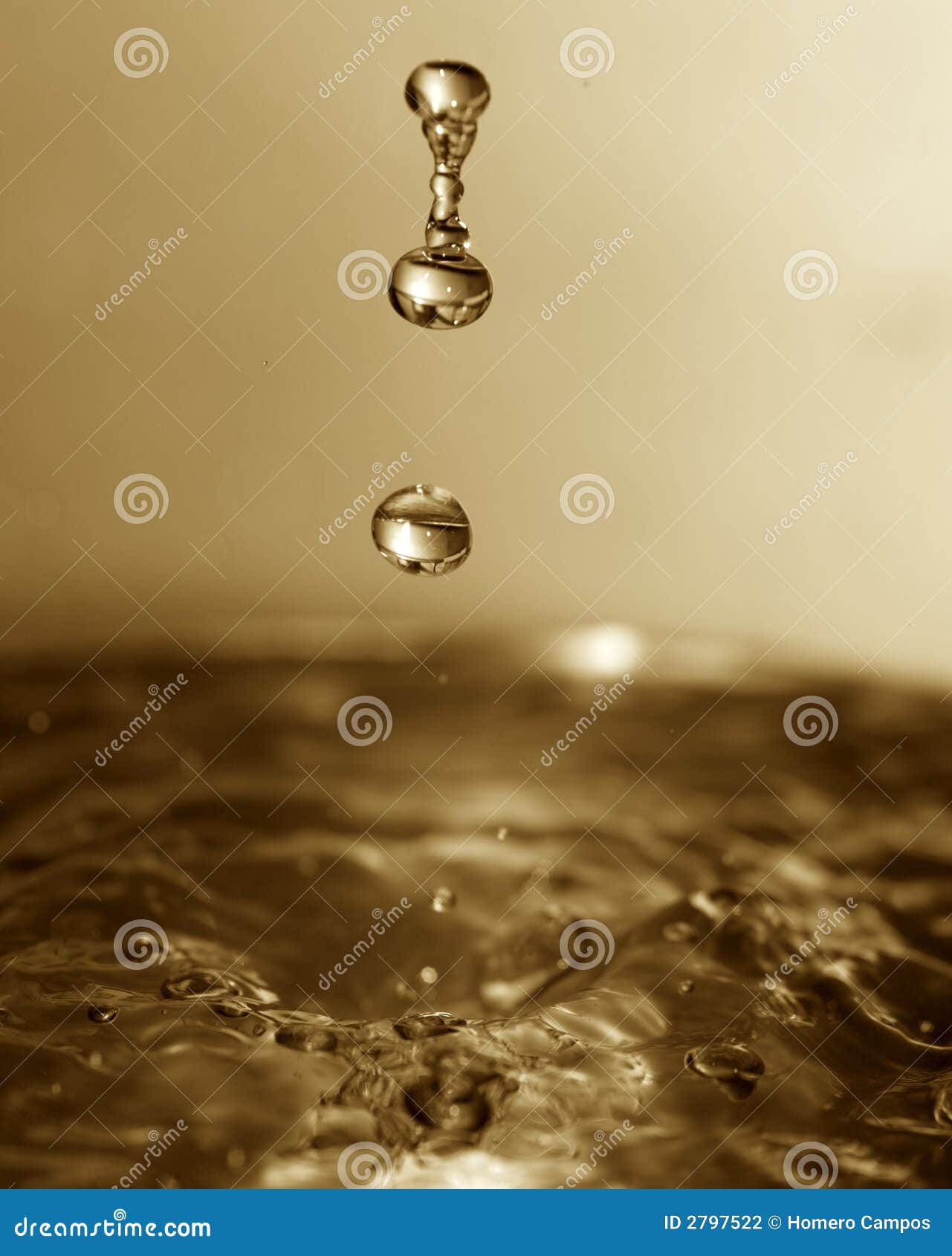 Gold Drops stock photo. Image of mist, color, mono, abstract - 2797522