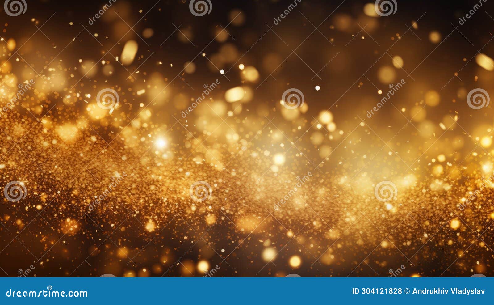Gold Dust Background, Abstract Illustration Stock Illustration ...
