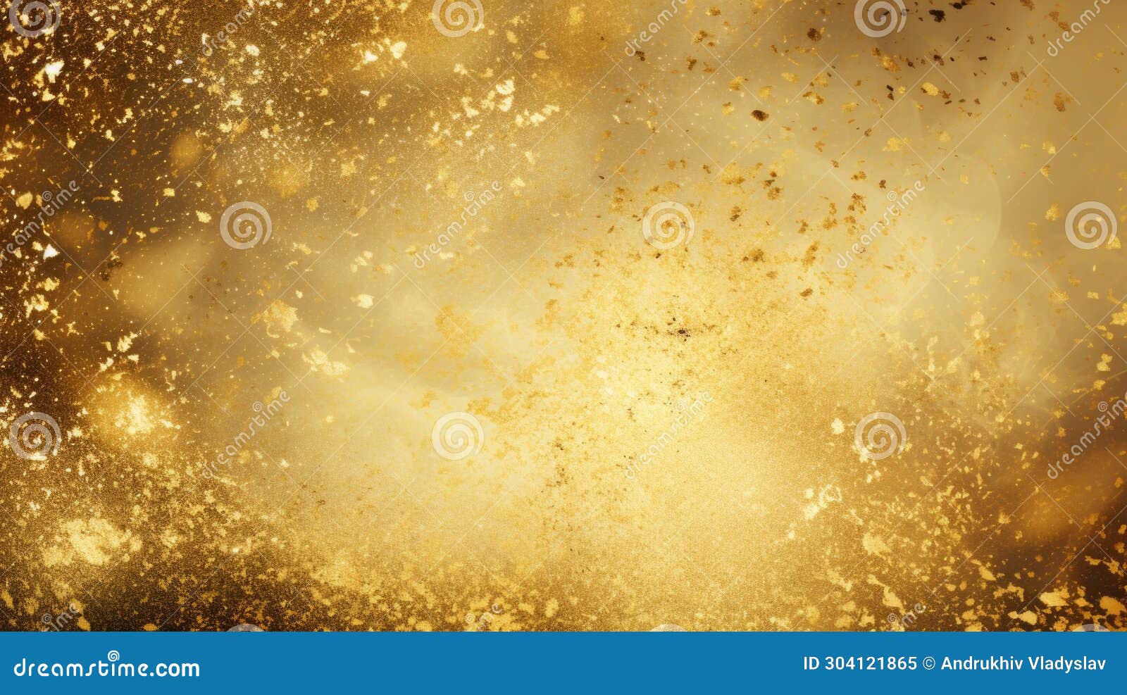 Gold Dust Background, Abstract Illustration Stock Illustration ...
