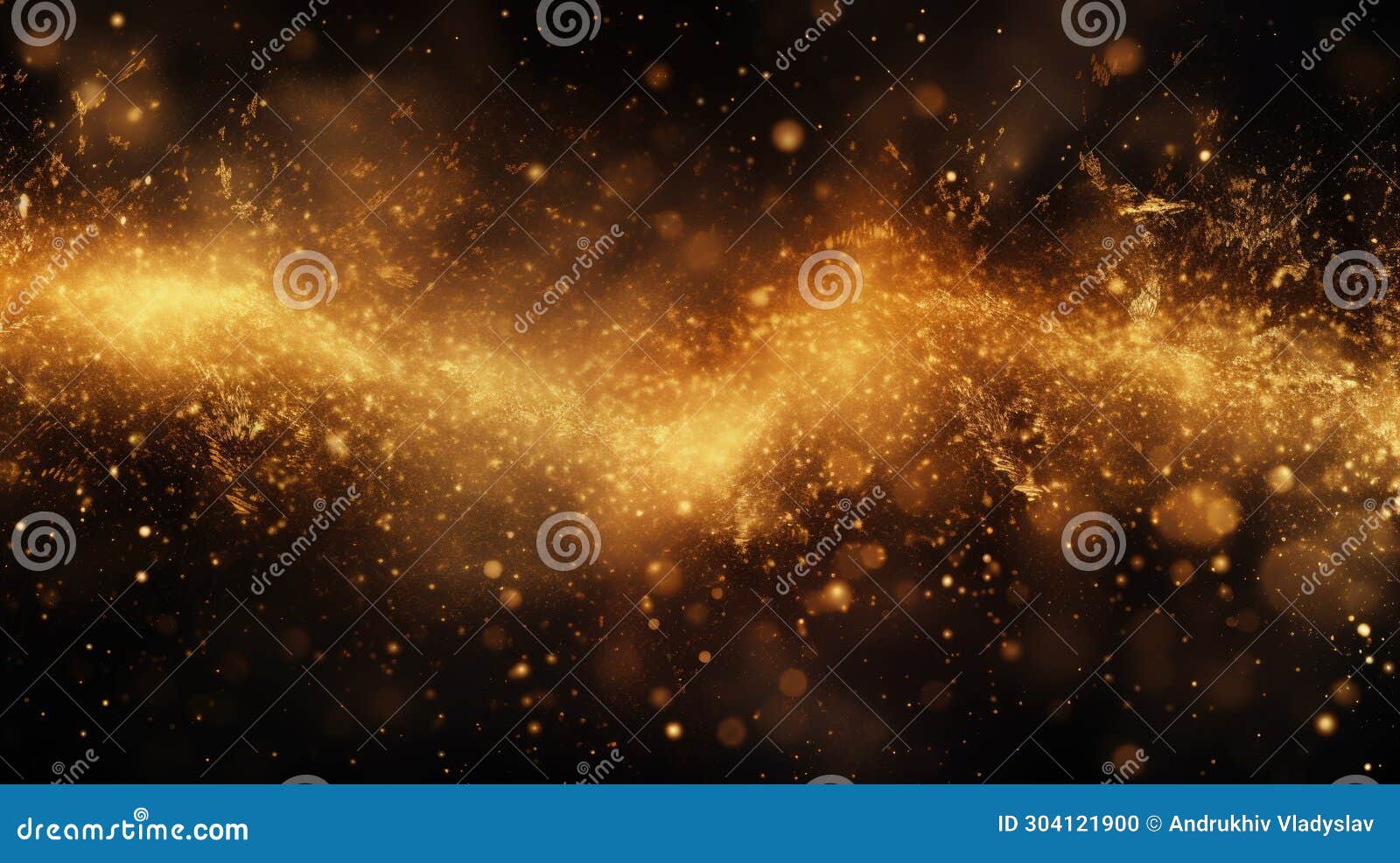 Gold Dust Background, Abstract Illustration Stock Illustration ...