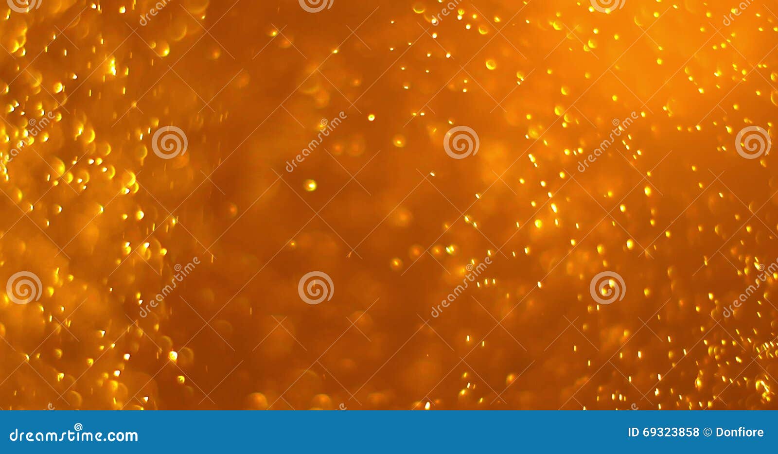 Gold Dust Particles Background Loop Seamless Ready, Golden Light Stock ...