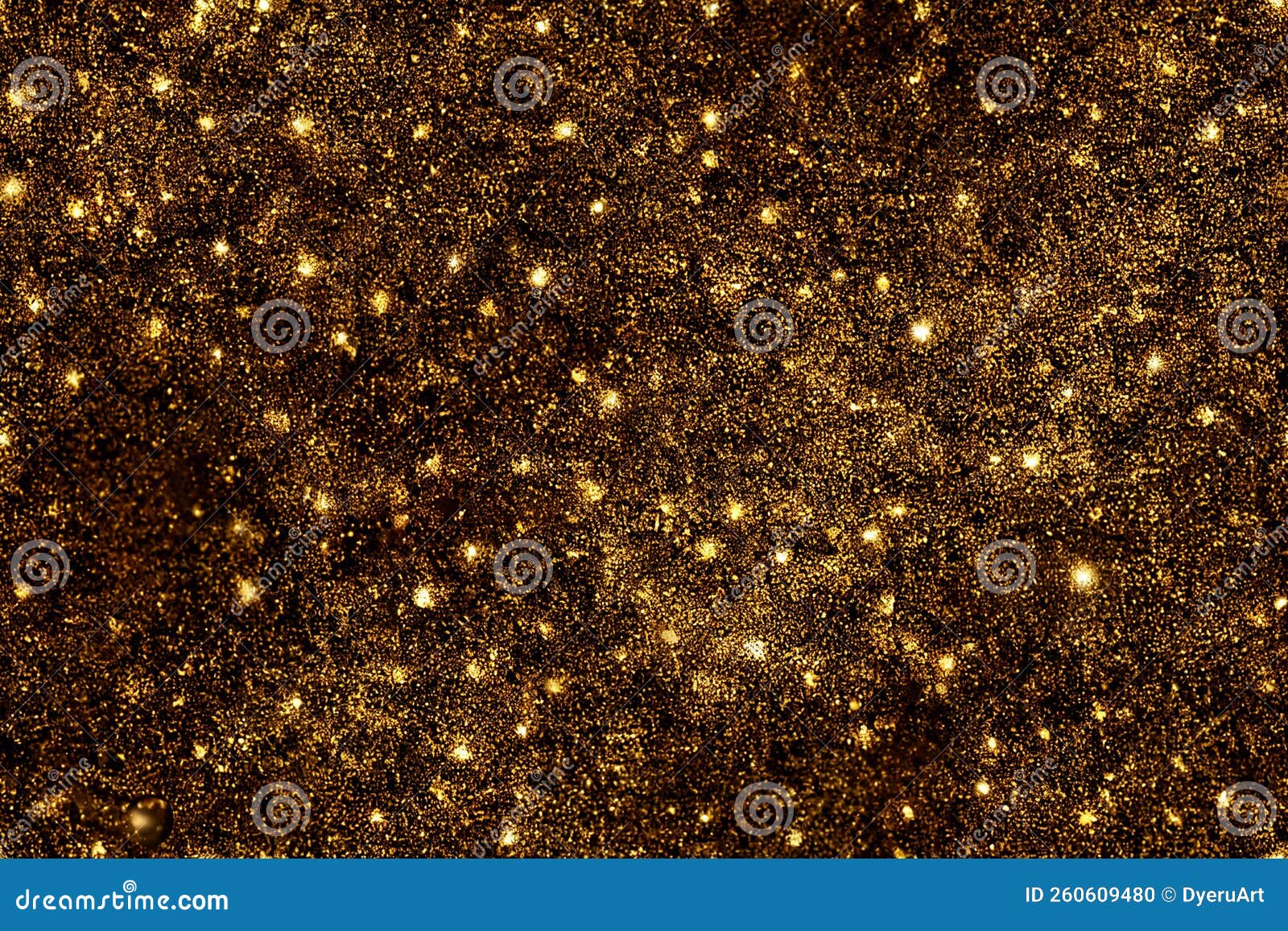 Gold Dust Seamless Textile Pattern 3d Illustrated Stock Illustration ...