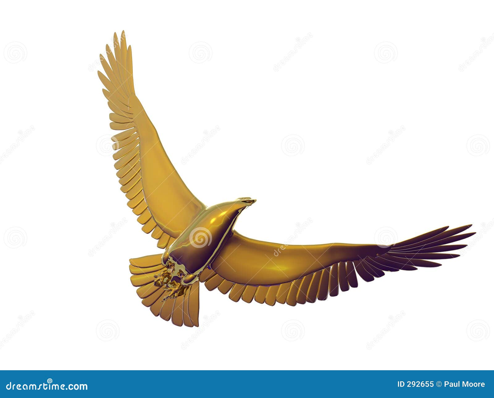 Gold Eagle Pattern Vector Illustration | CartoonDealer.com #38908082