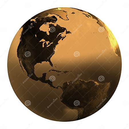 Gold earth 1 stock illustration. Illustration of asia - 1164400