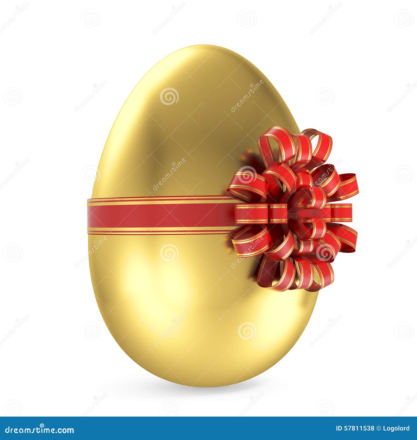 Gold egg gift stock illustration. Illustration of cartoon - 57811538