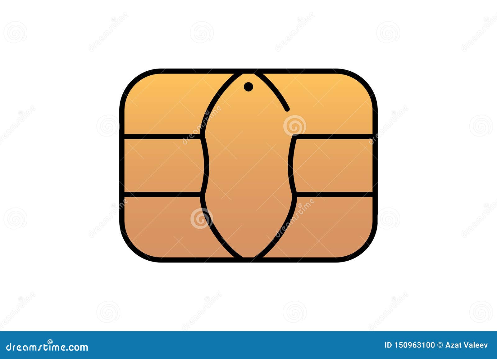 Gold EMV Chip Icon for Bank Plastic Credit or Debit Charge Card. Vector ... Gold EMV Chip Icon for Bank Plastic Credit or Debit Charge Card. Vector ...