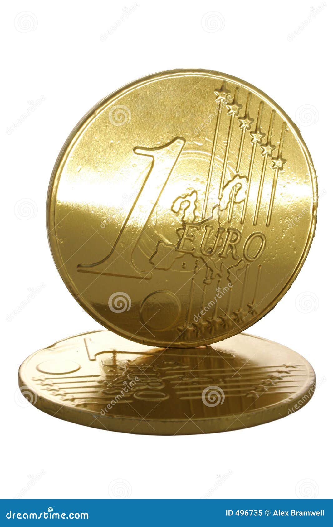 Gold Euro Coins stock image. Image of exchange, earn, market - 496735