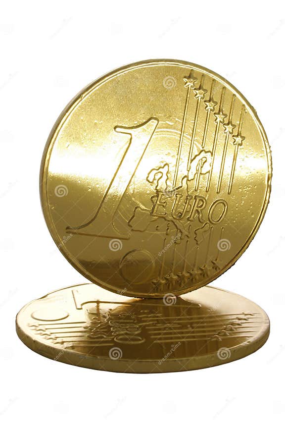 Gold Euro Coins stock image. Image of exchange, earn, market - 496735