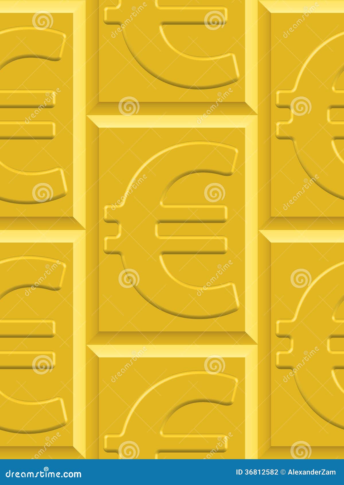 Gold euro pattern stock vector. Illustration of mammon - 36812582