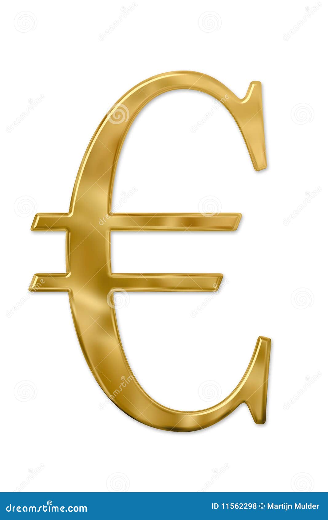 Gold Euro Sign stock illustration. Illustration of font - 11562298
