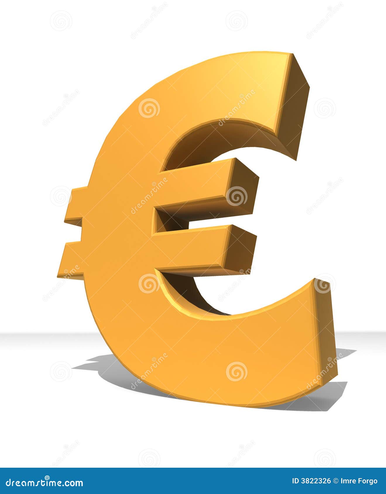 Gold euro symbol stock illustration. Illustration of increment - 3822326