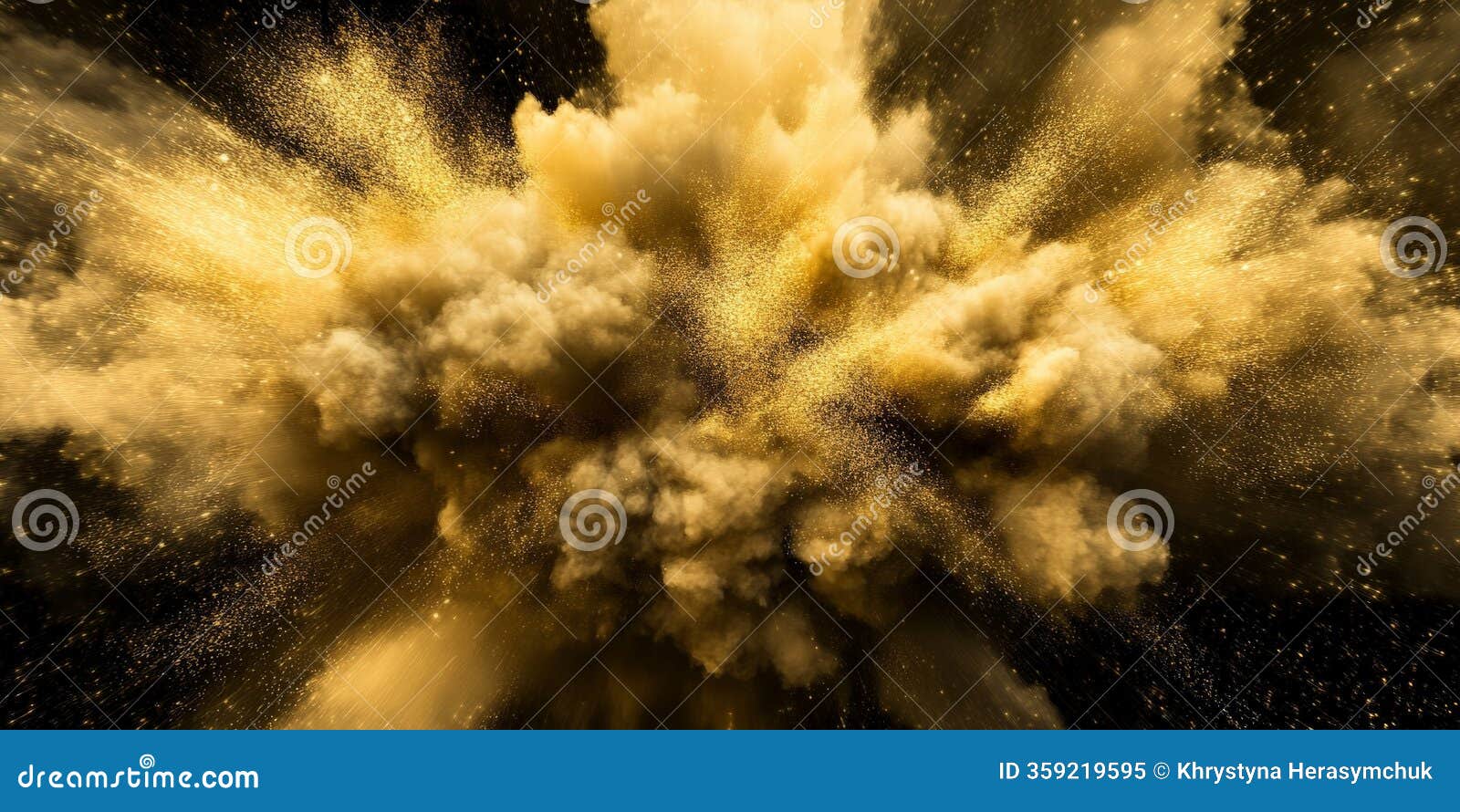 Gold Explosion Background with Dynamic Shimmering Metallic Particles ...