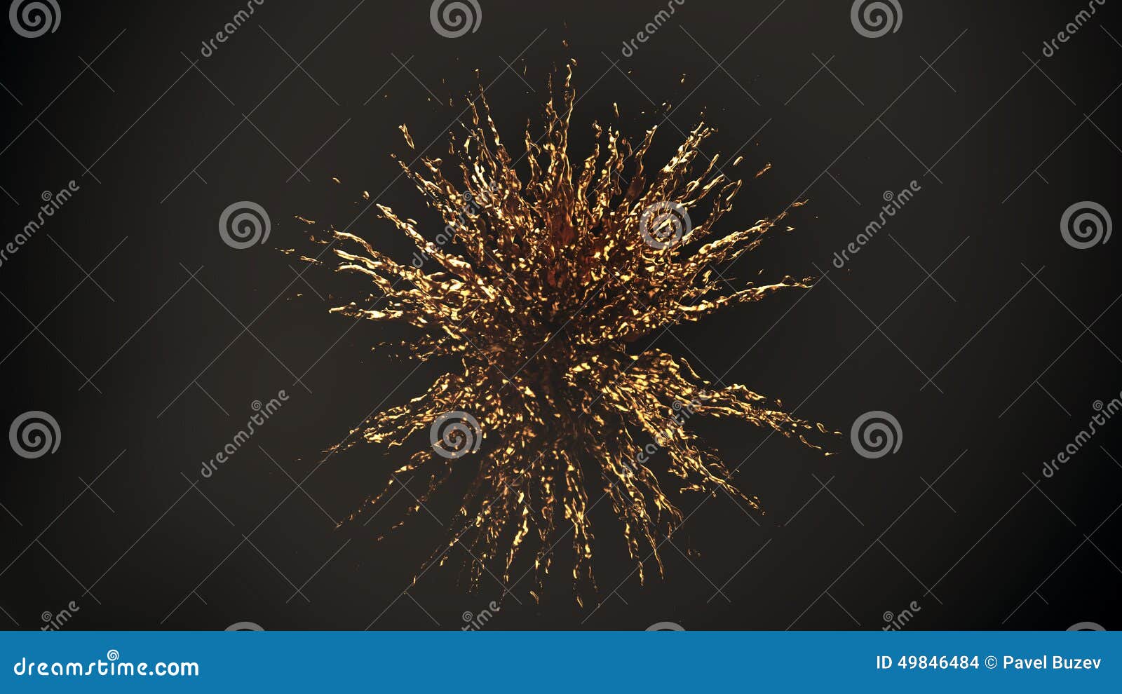 Gold explosion splash stock illustration. Illustration of giant - 49846484