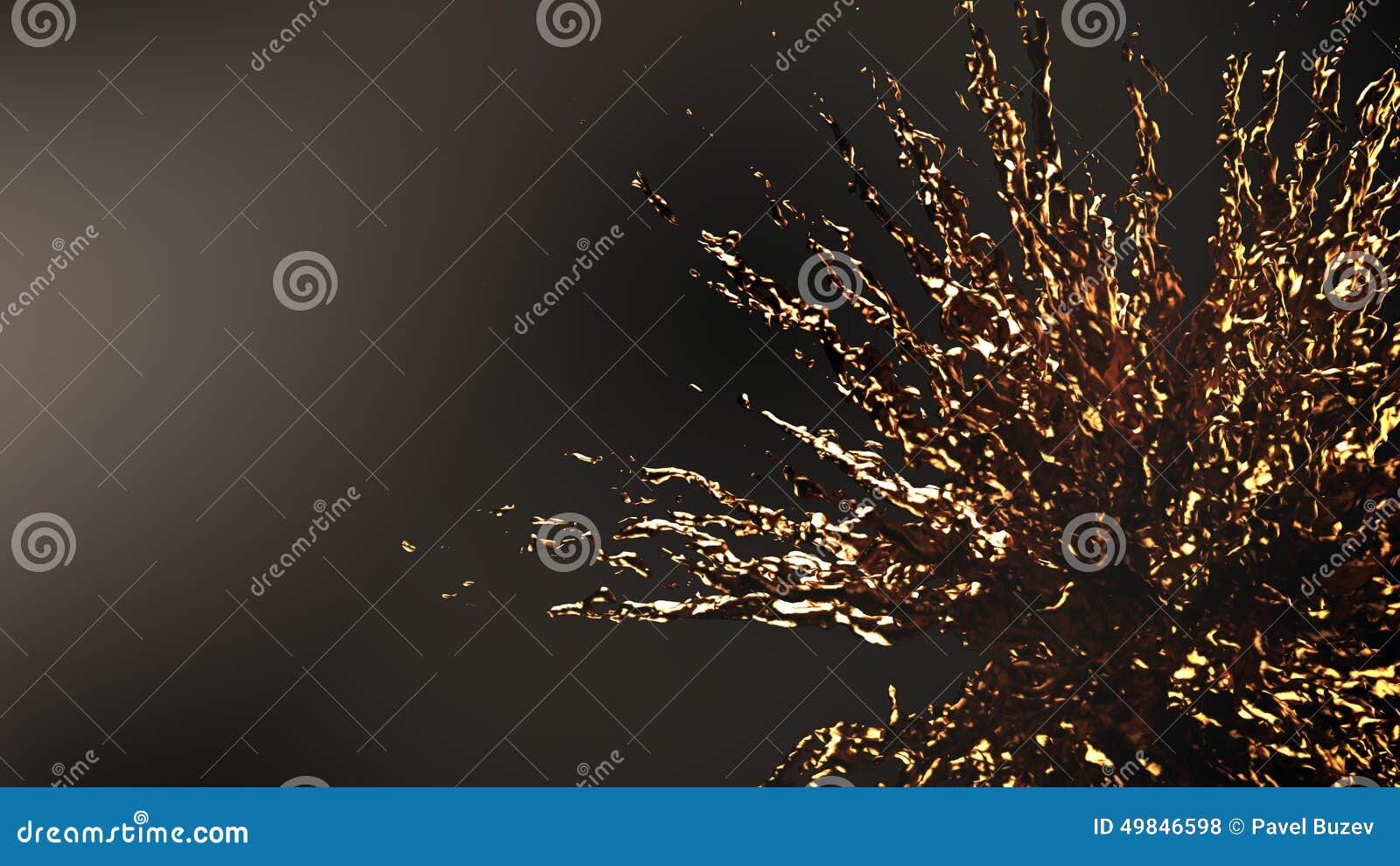 Gold explosion splash stock illustration. Illustration of fountain ...