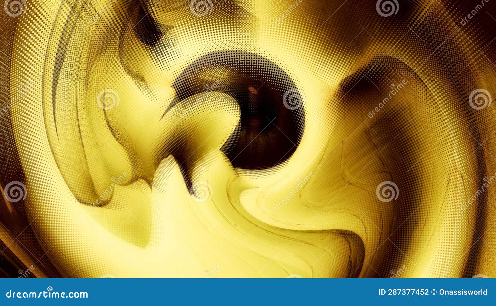 Gold Eye Abstract Background Shapes and Blurs Stock Illustration ...