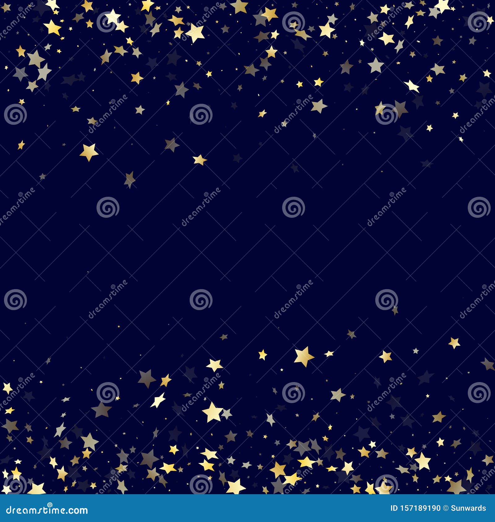 Gold Falling Star Sparkle Elements of Glitter Gradient Vector ...