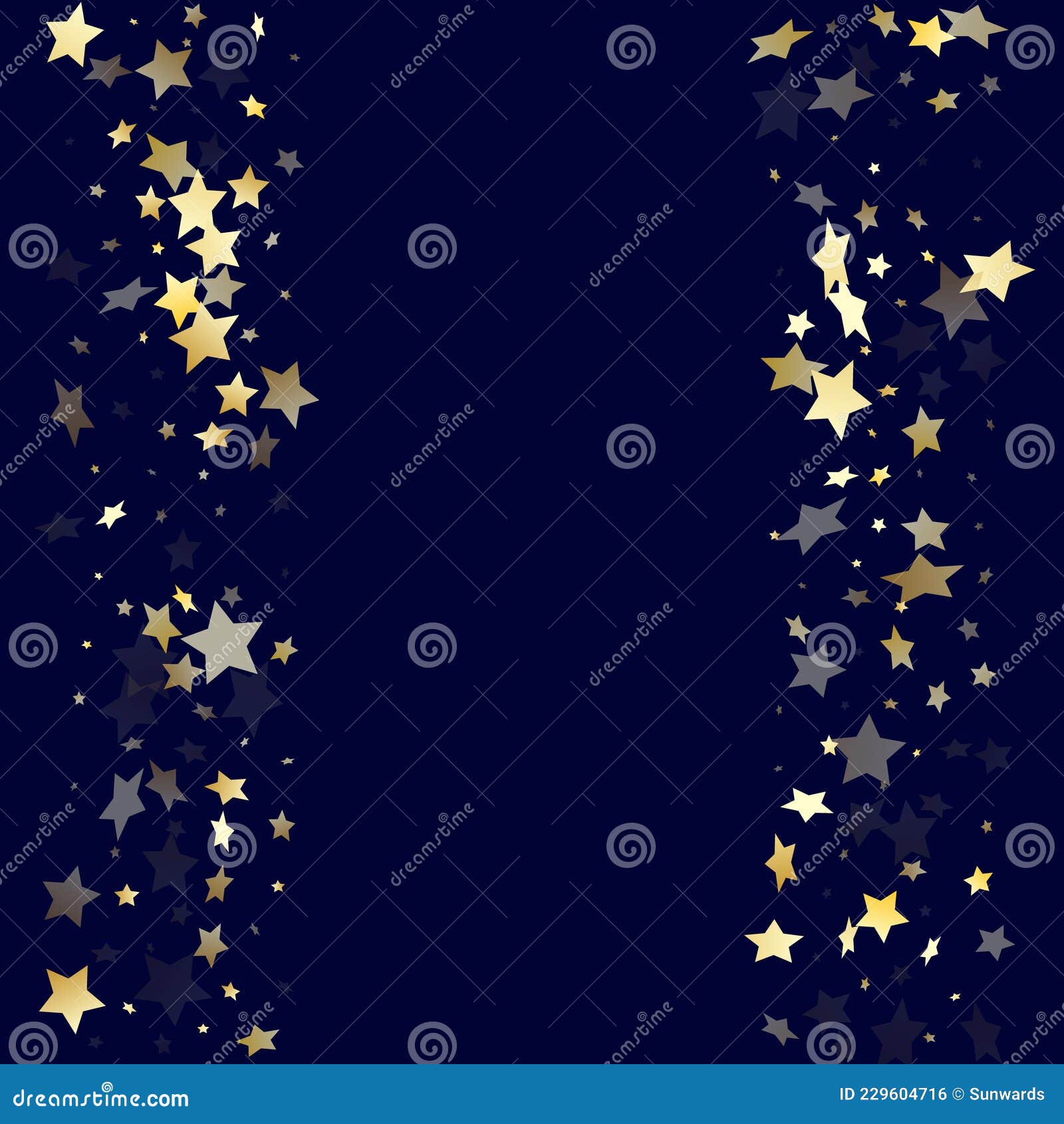 Gold Falling Star Sparkle Elements of Glitter Gradient Vector ...