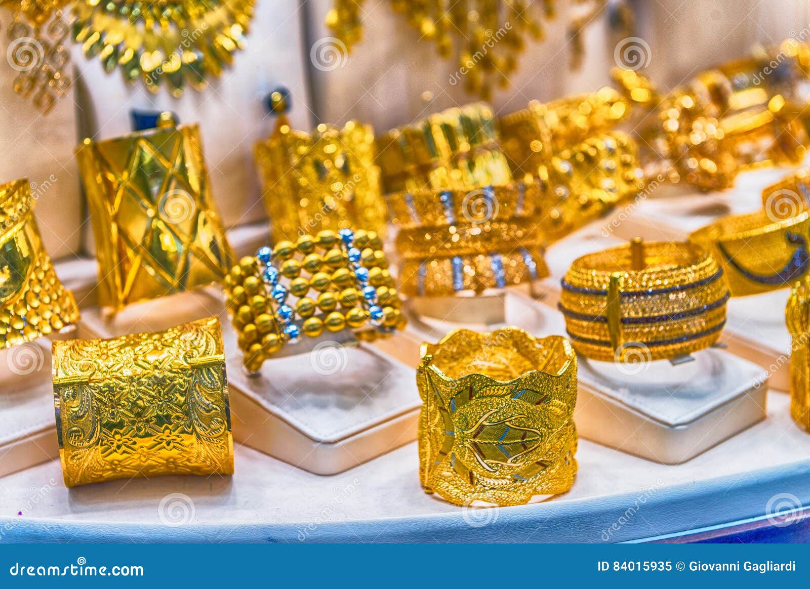 Gold on the Famous Golden Souk in Dubai Stock Image - Image of deira ...