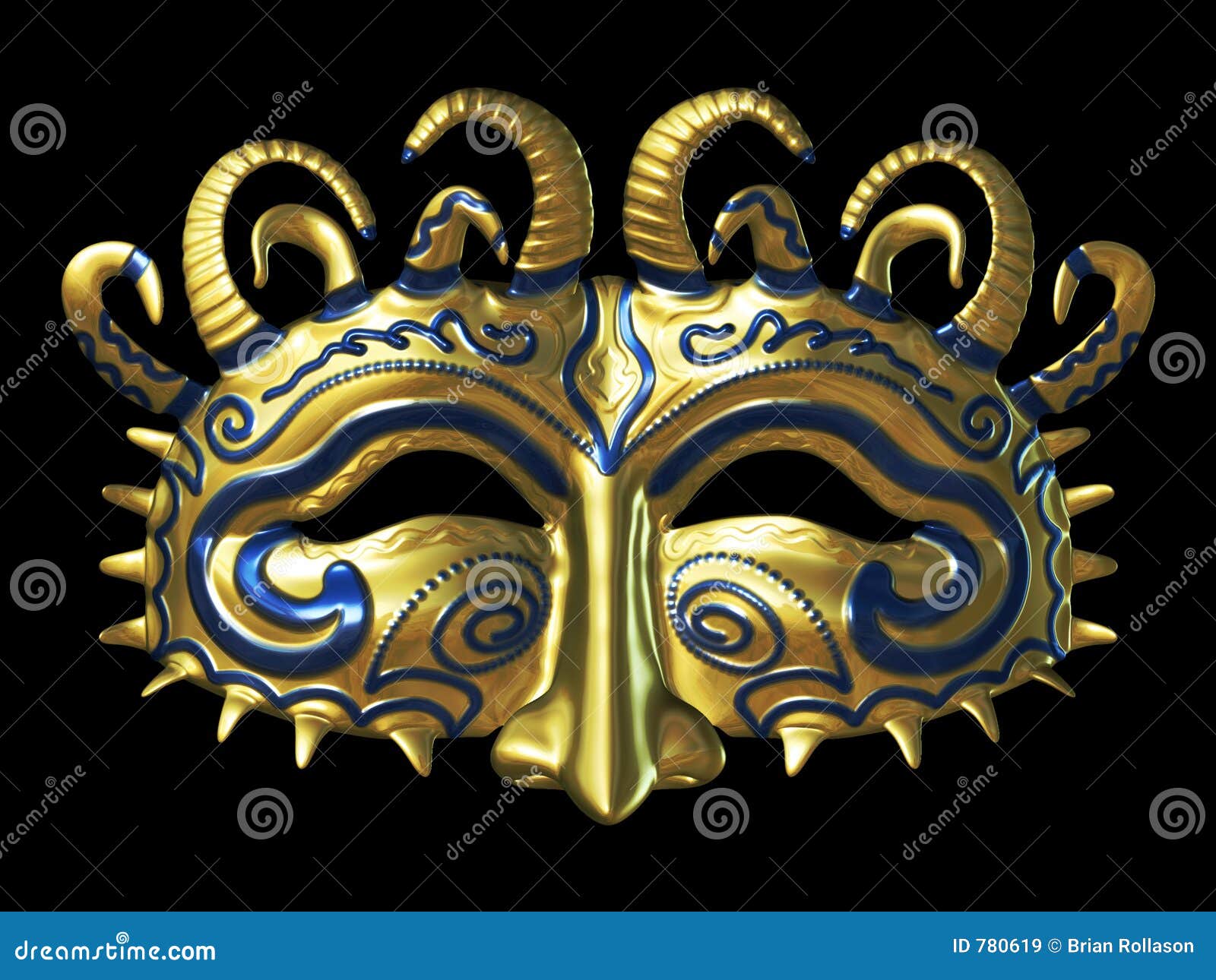 Fantasy Mask Royalty-Free Stock Image | CartoonDealer.com #66132058