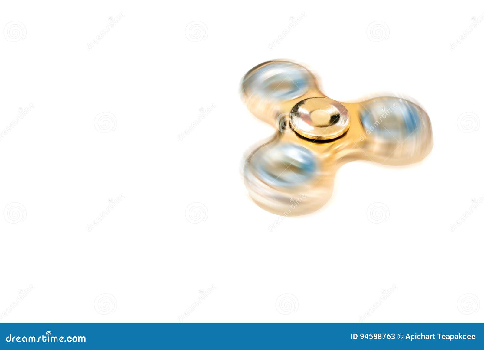 Gold fidget spinner stock image. Image of white, kids - 94588763