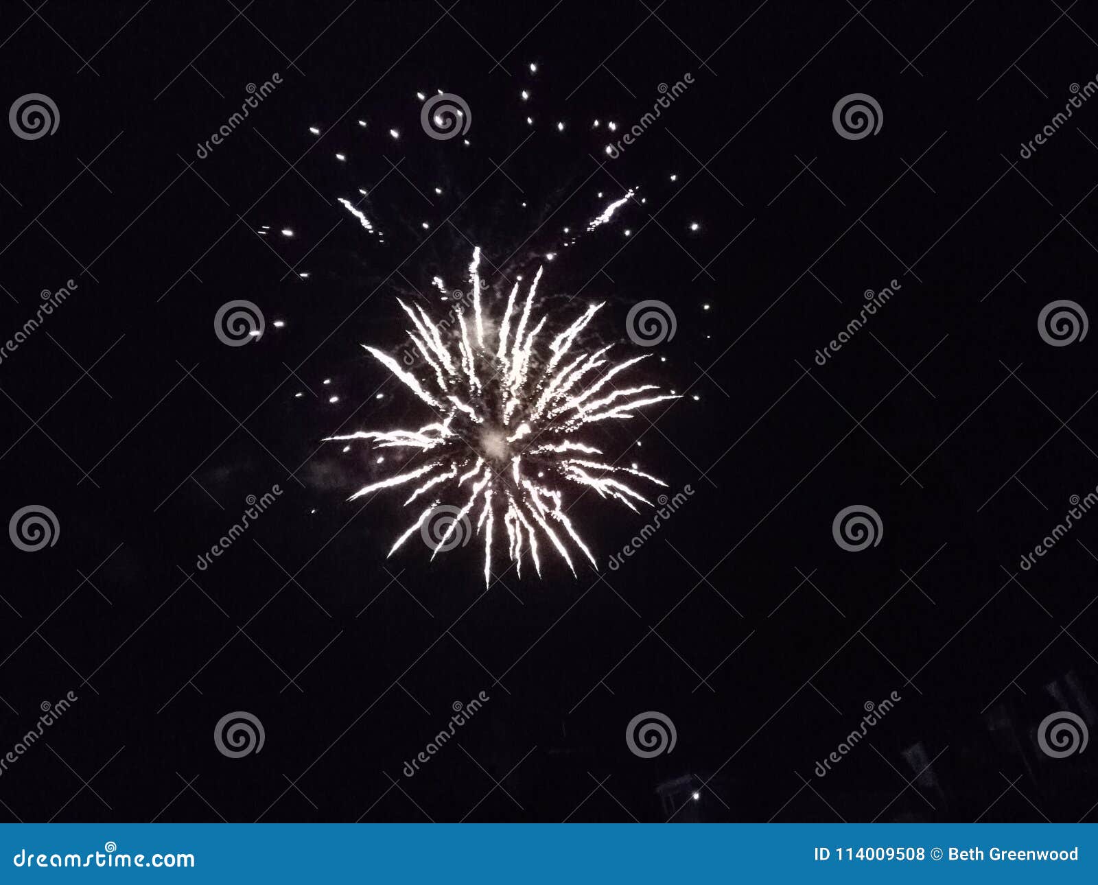 Gold firework stock photo. Image of firework, tadah - 114009508