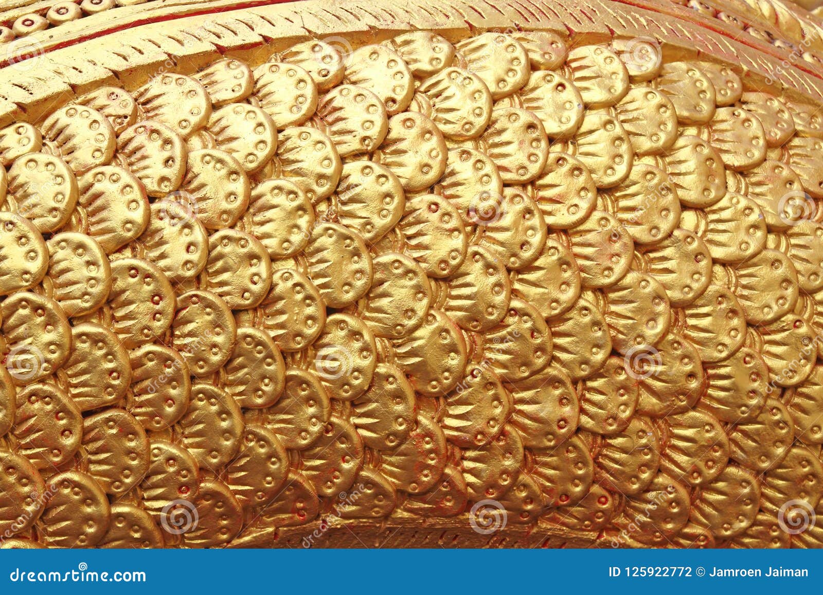 Gold Fish or Dragon Squama Style Scales Textured Background Stock Photo ...