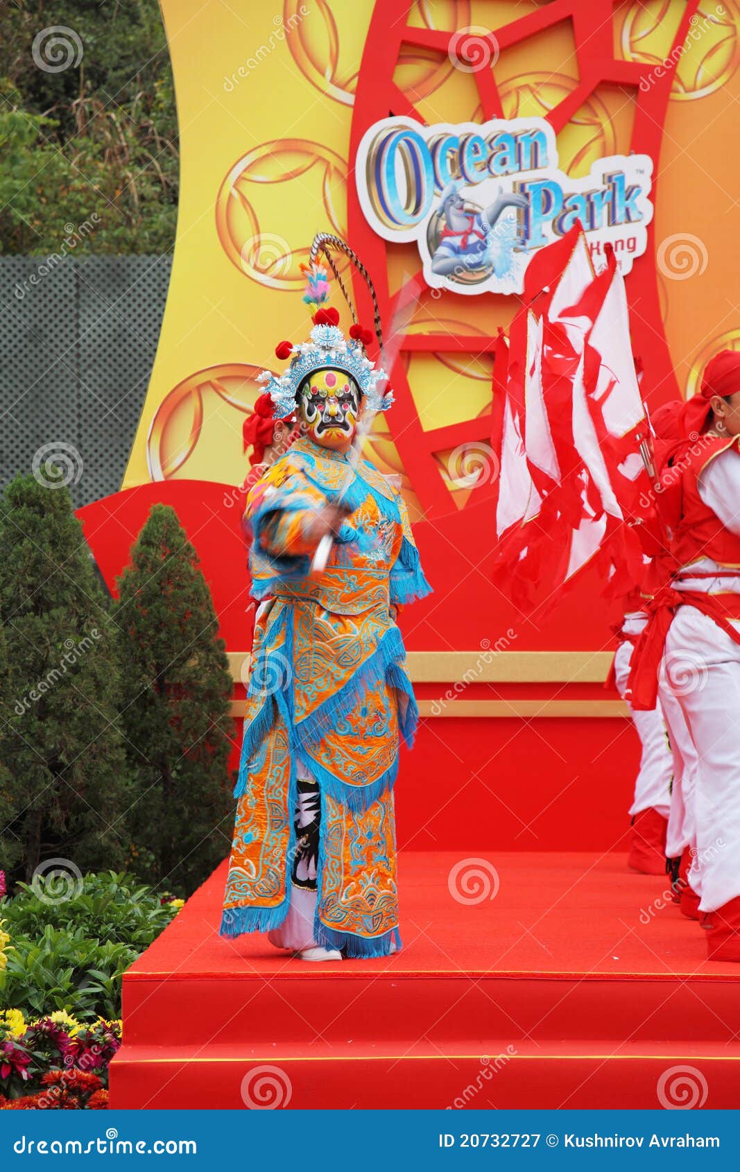 Gold flags editorial photography. Image of ethnicity - 20732727