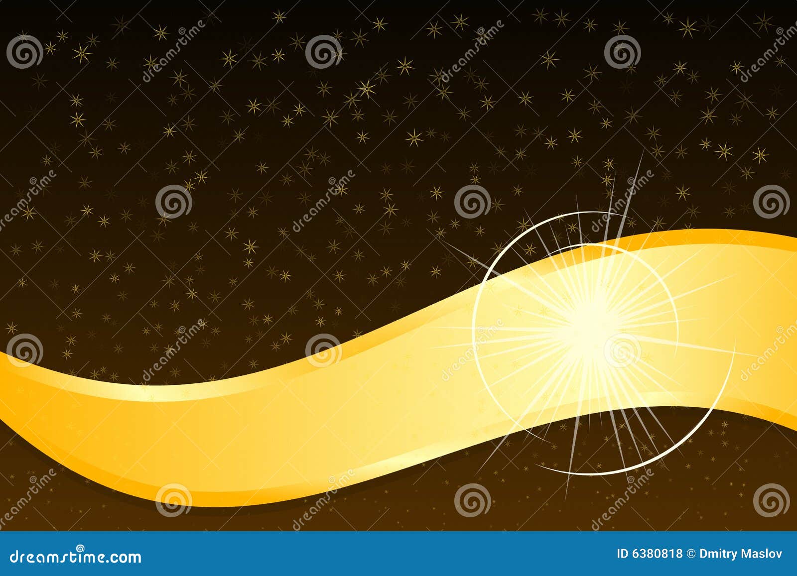 Gold Flare stock vector. Illustration of shine, line, star - 6380818