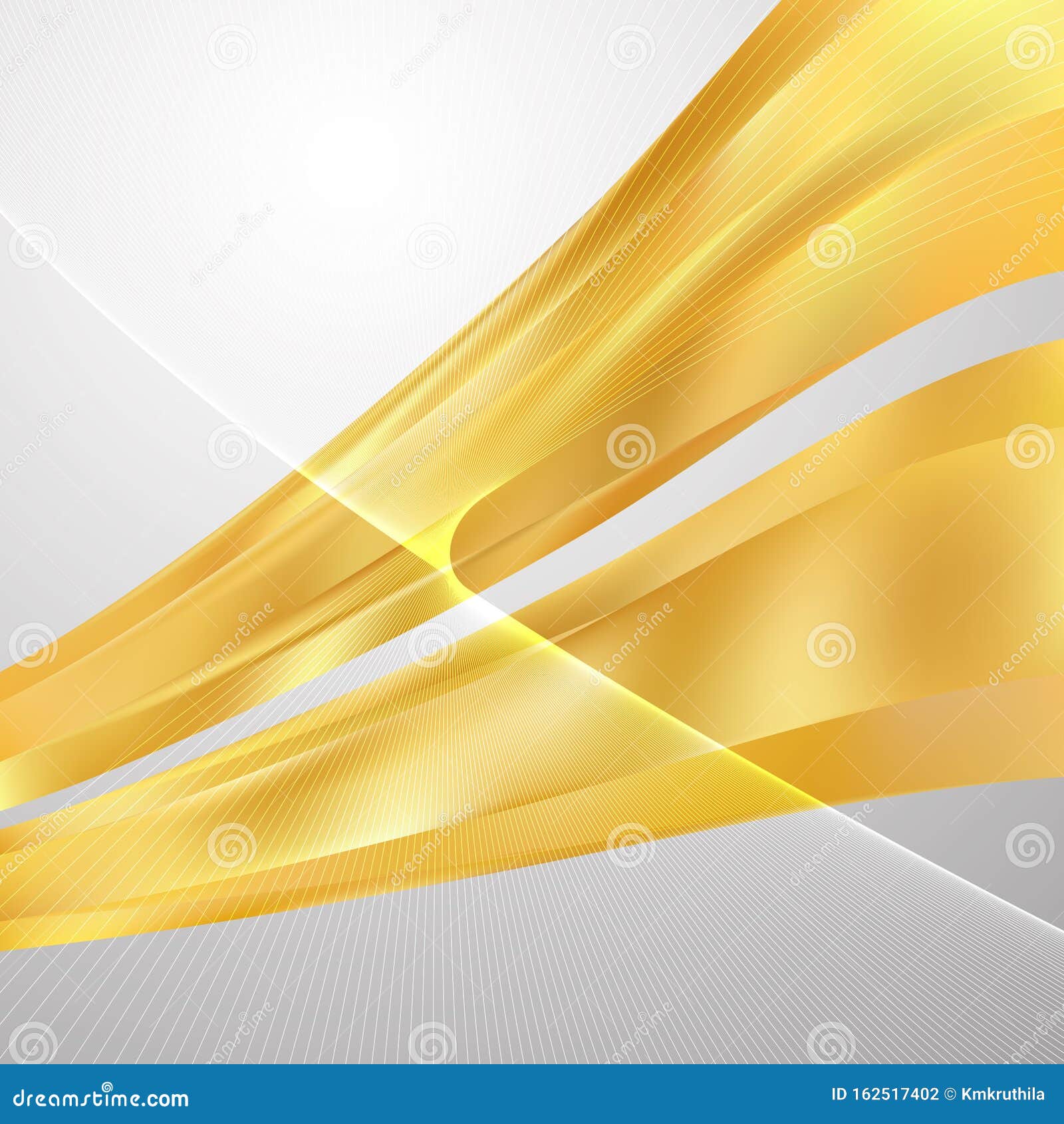 Gold Flow Curves Background Vector Image Stock Vector - Illustration of ...