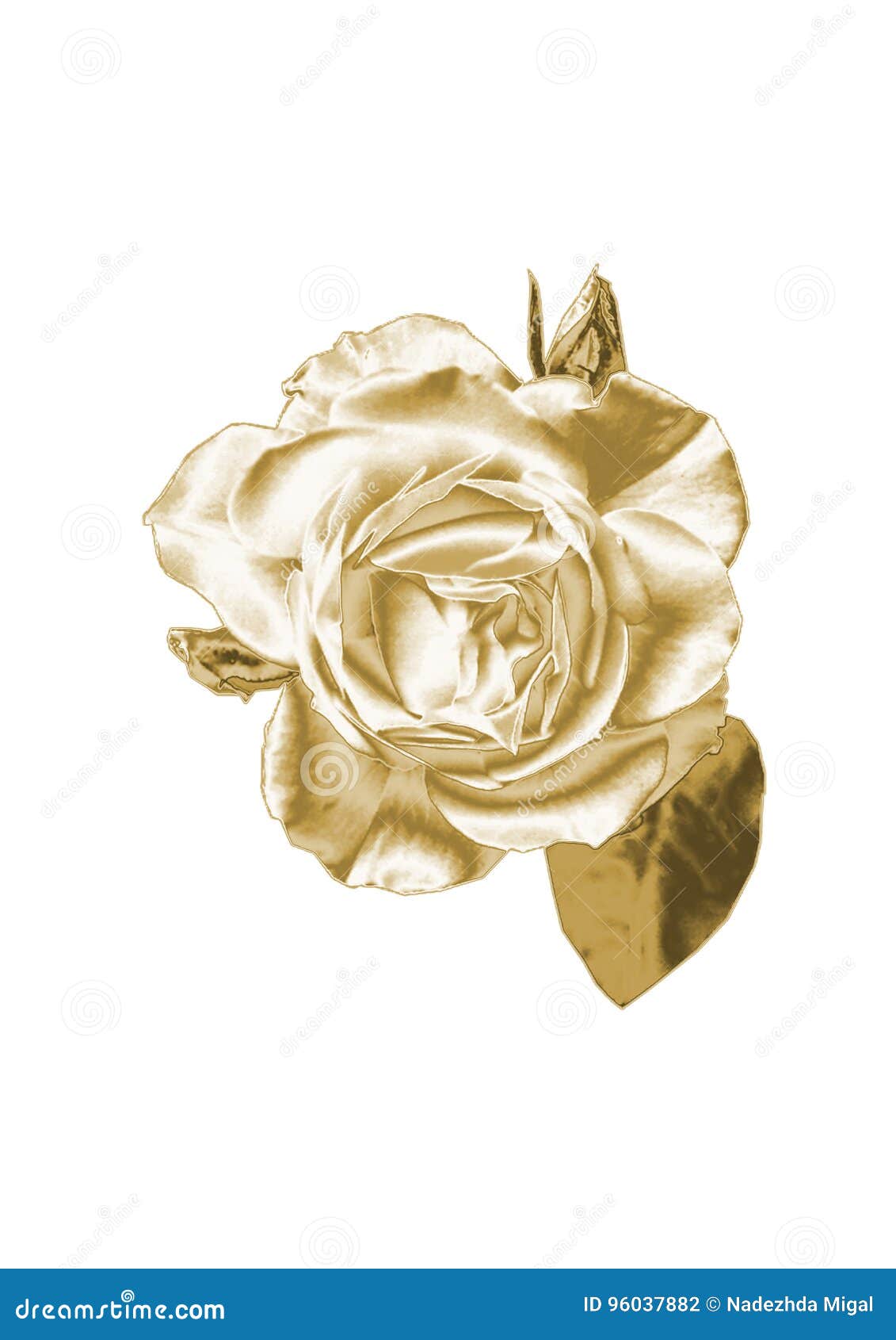 Gold flower stock photo. Image of jewelry, abstraction - 96037882