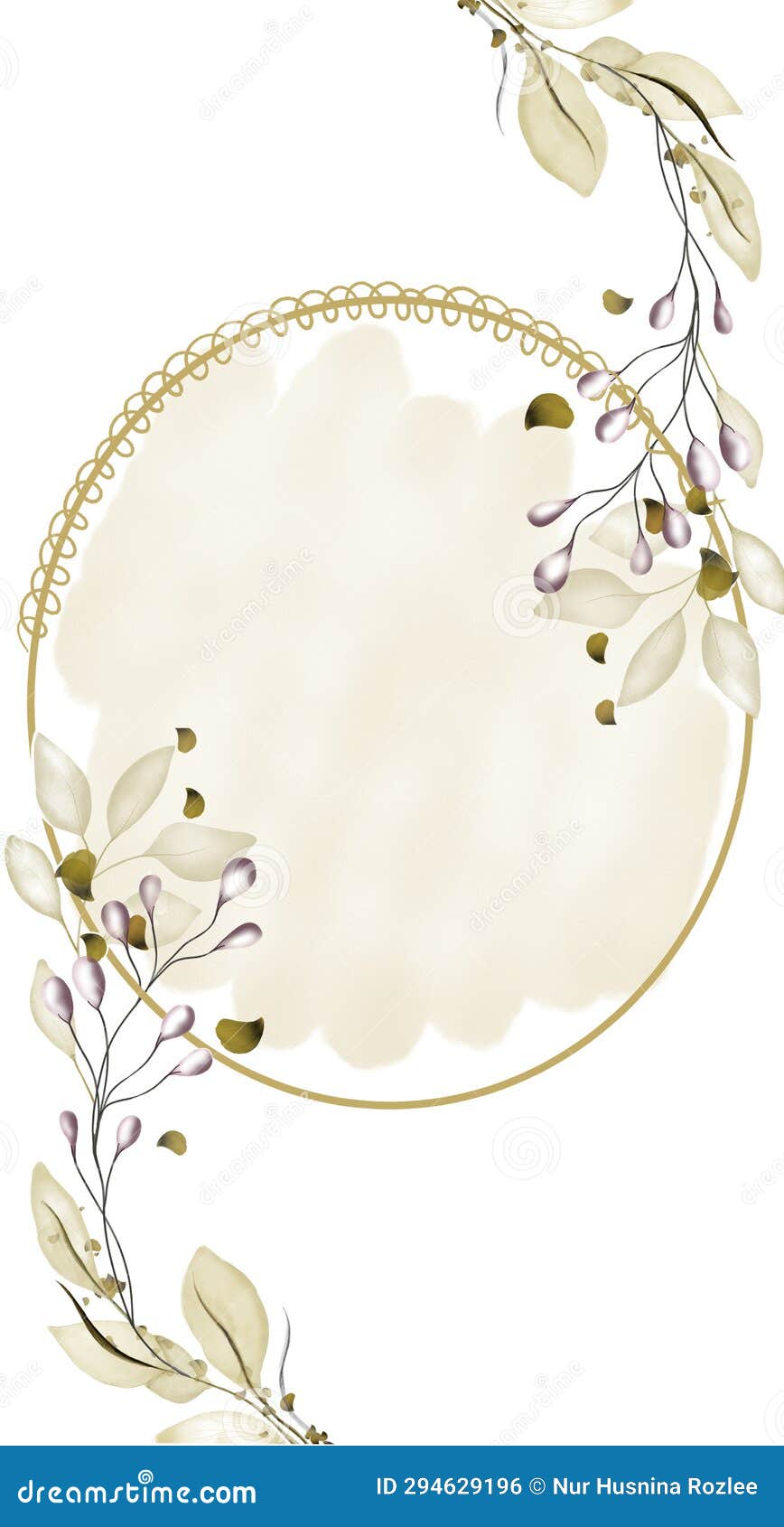 Gold Flowers for Wedding Invitation Card Design Stock Illustration ...