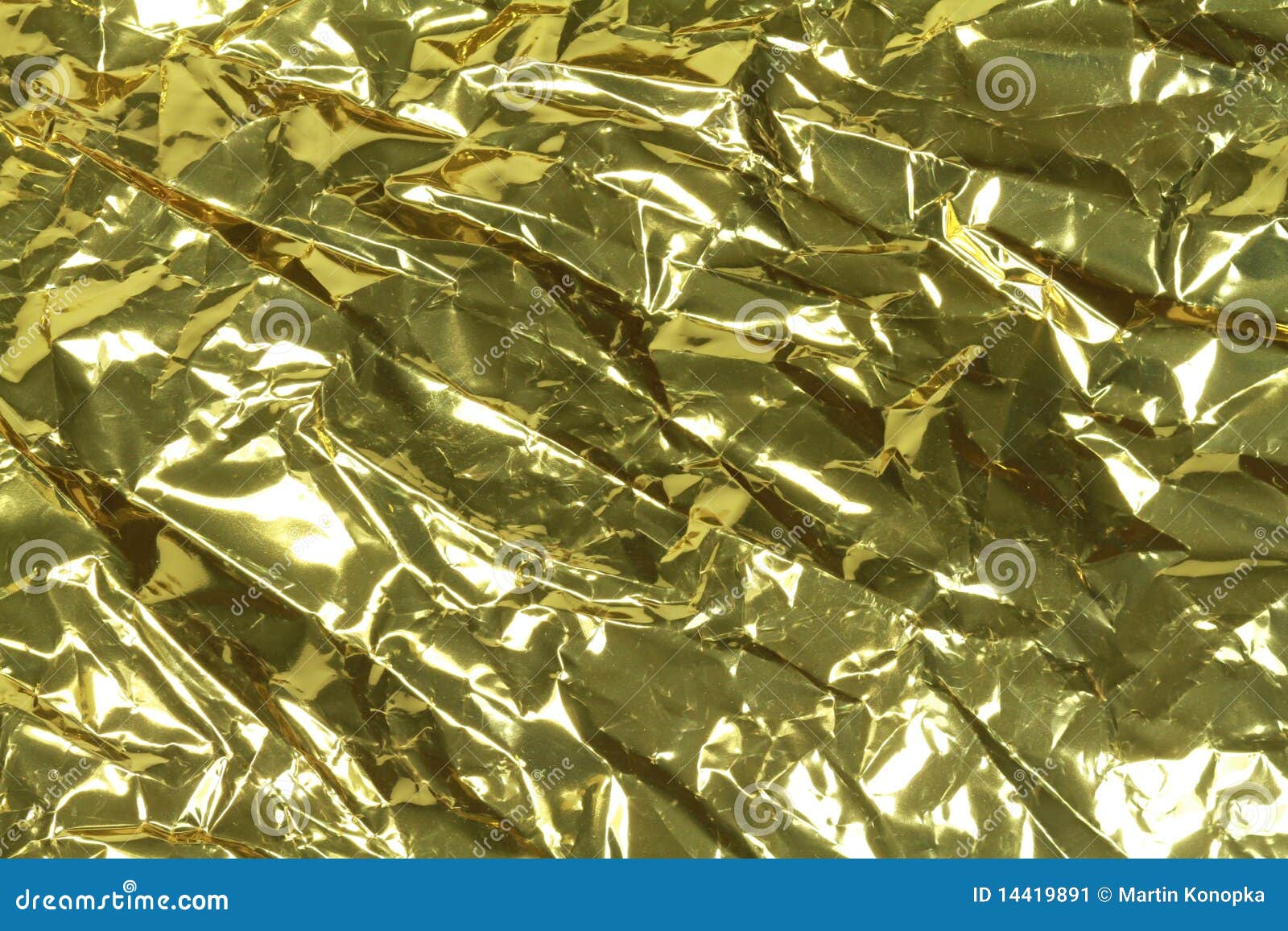 Gold Foil stock image. Image of shiny, reflection, close - 14419891