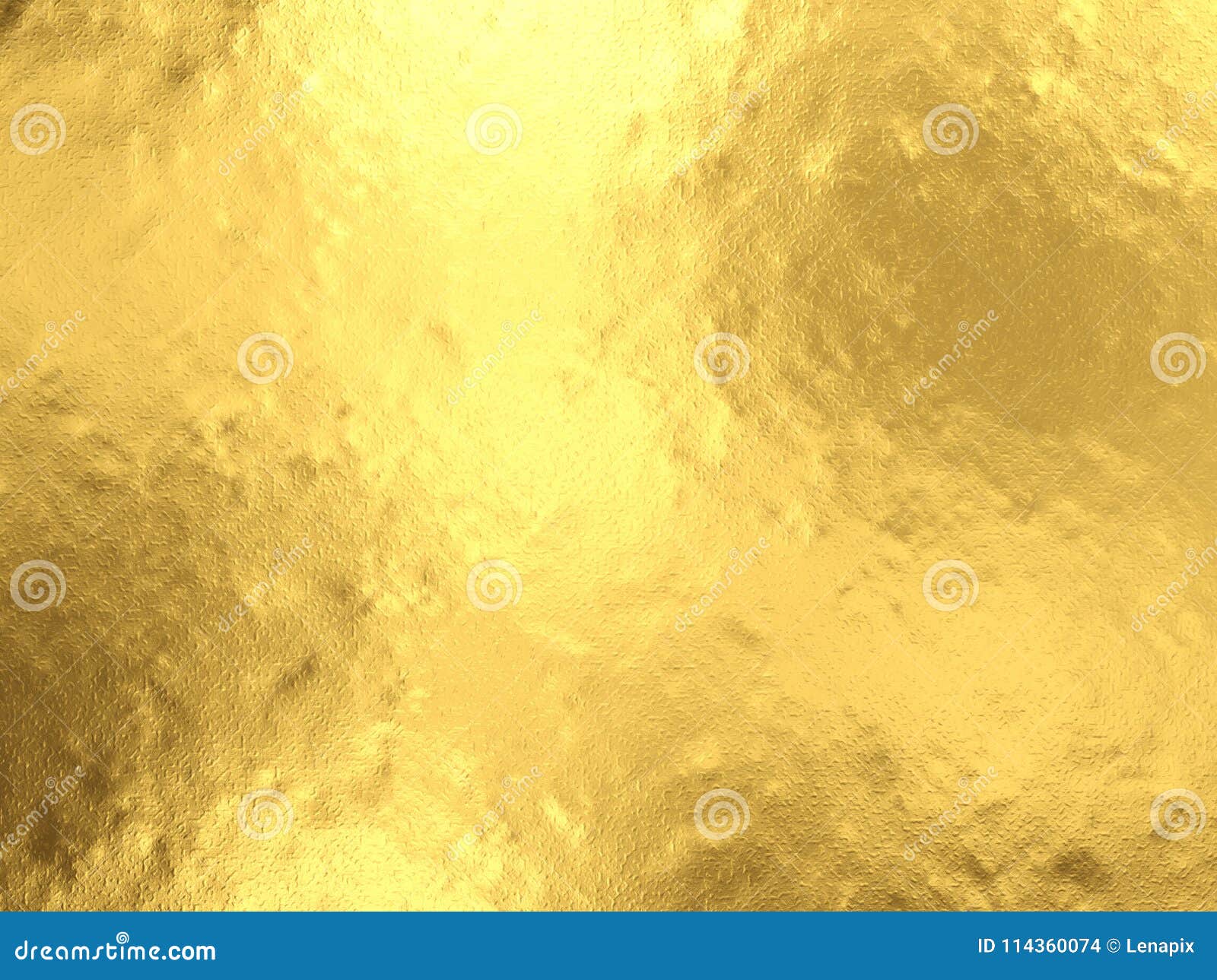 Gold Foil Background with Light Reflections Stock Illustration ...