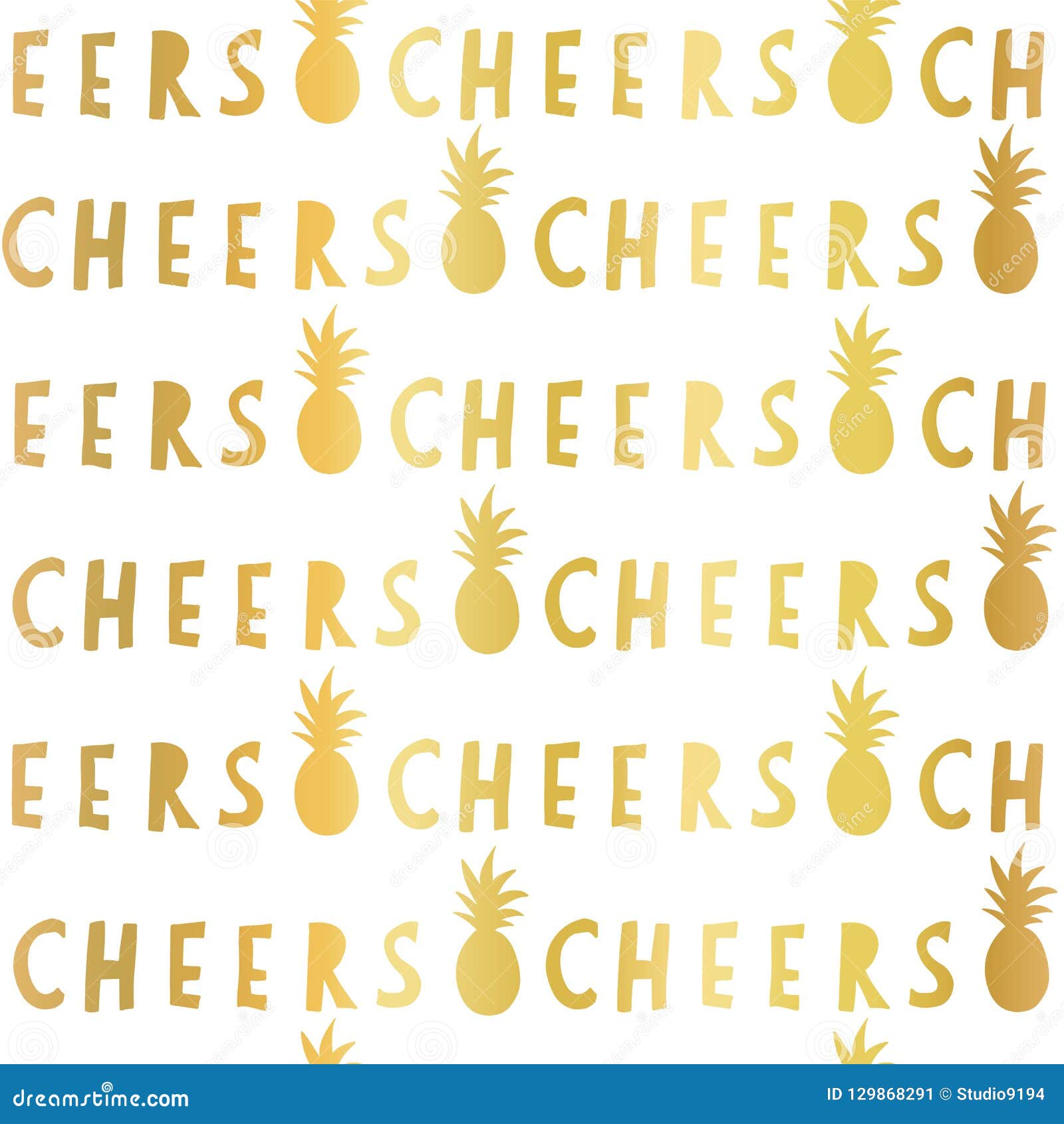 Cheers Golden Glitter Background Banner Cartoon Vector Cartoondealer