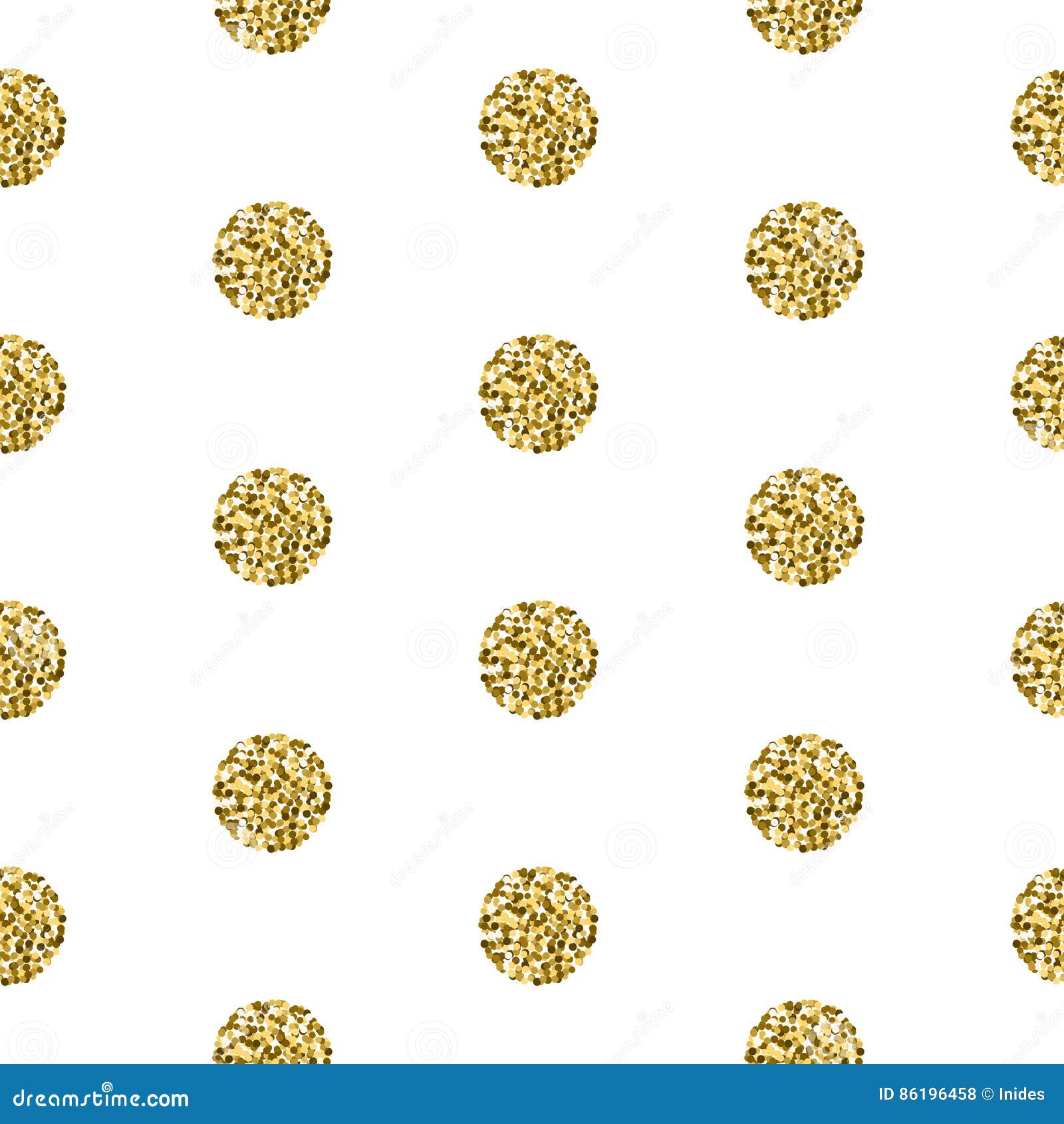 Gold Foil Shimmer Glitter Polkadot Seamless Pattern. Stock Vector ... Gold Foil Shimmer Glitter Polkadot Seamless Pattern. Stock Vector ...