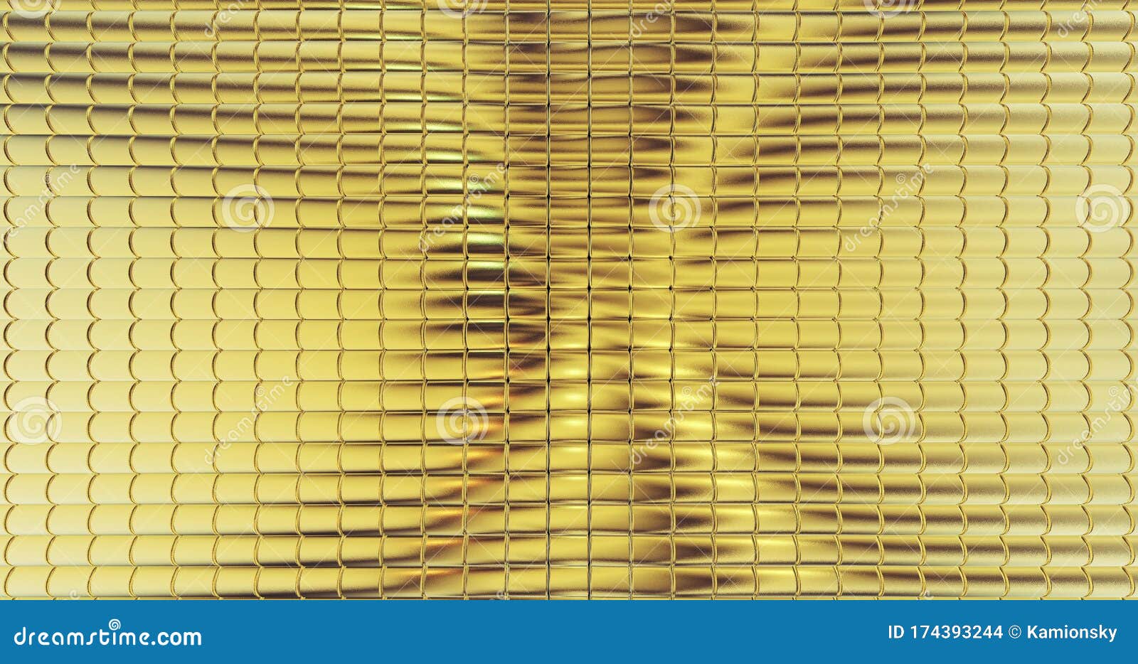 Gold Foil Tiles Texture Background 3D Renderinging 3D Illustration ...