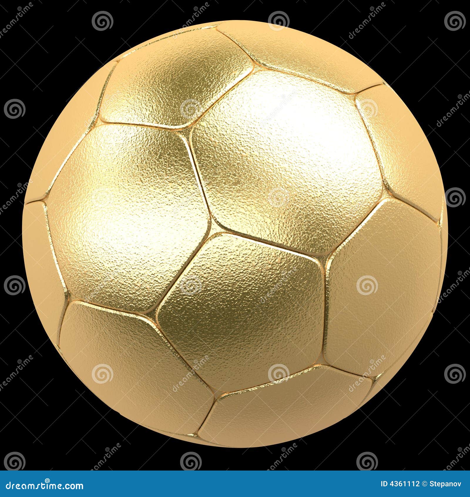 Gold Football Helmet On Dark Green Background Stock Photo ...