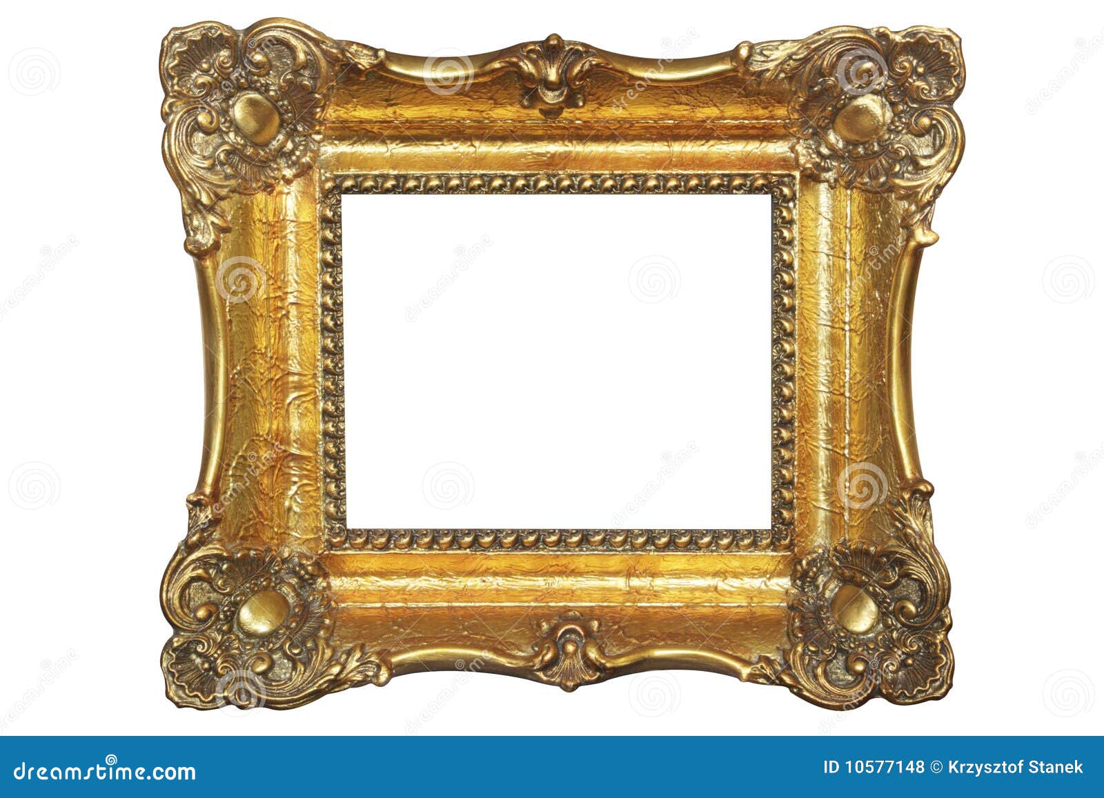 Gold frame stock photo. Image of portrait, clipping, exhibition - 10577148