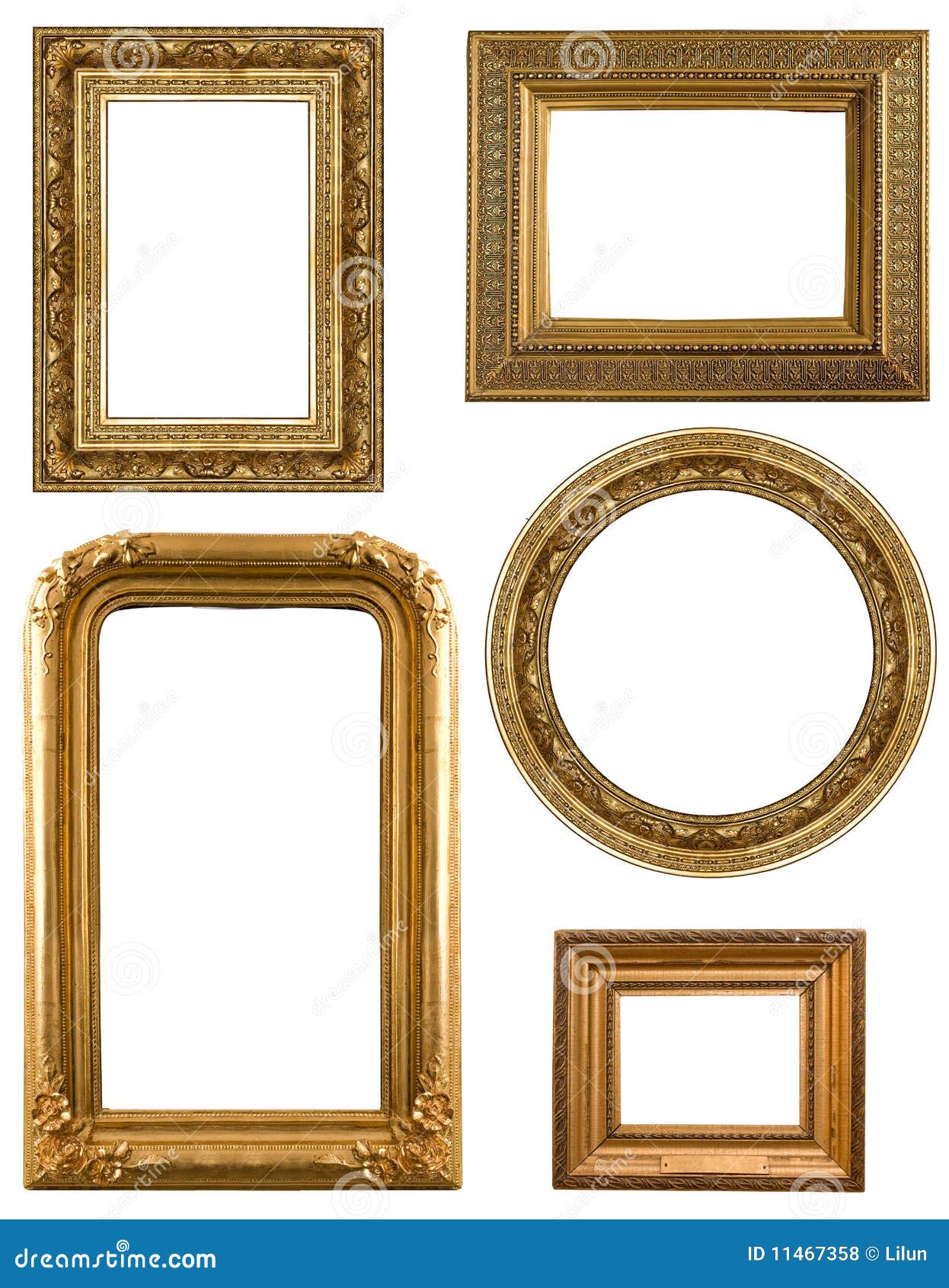 Gold frame stock photo. Image of ornamental, decoration - 11467358