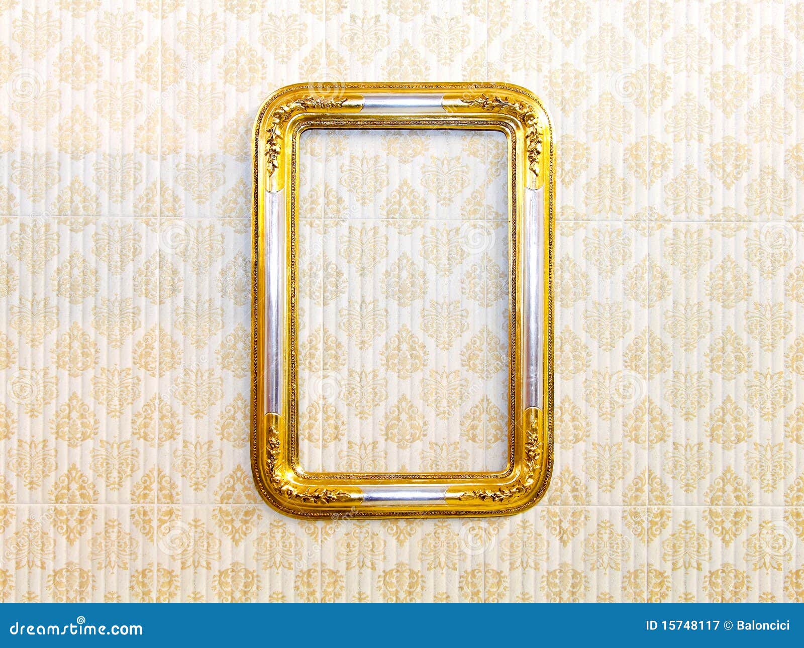 Gold frame stock image. Image of decor, luxury, luxurious - 15748117