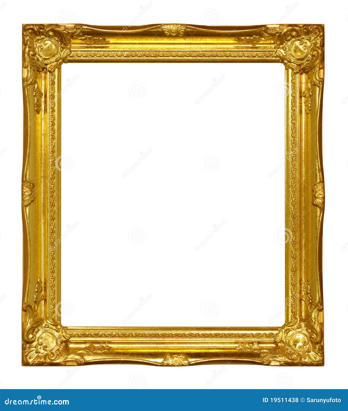 Gold frame stock photo. Image of classical, design, square - 19511438