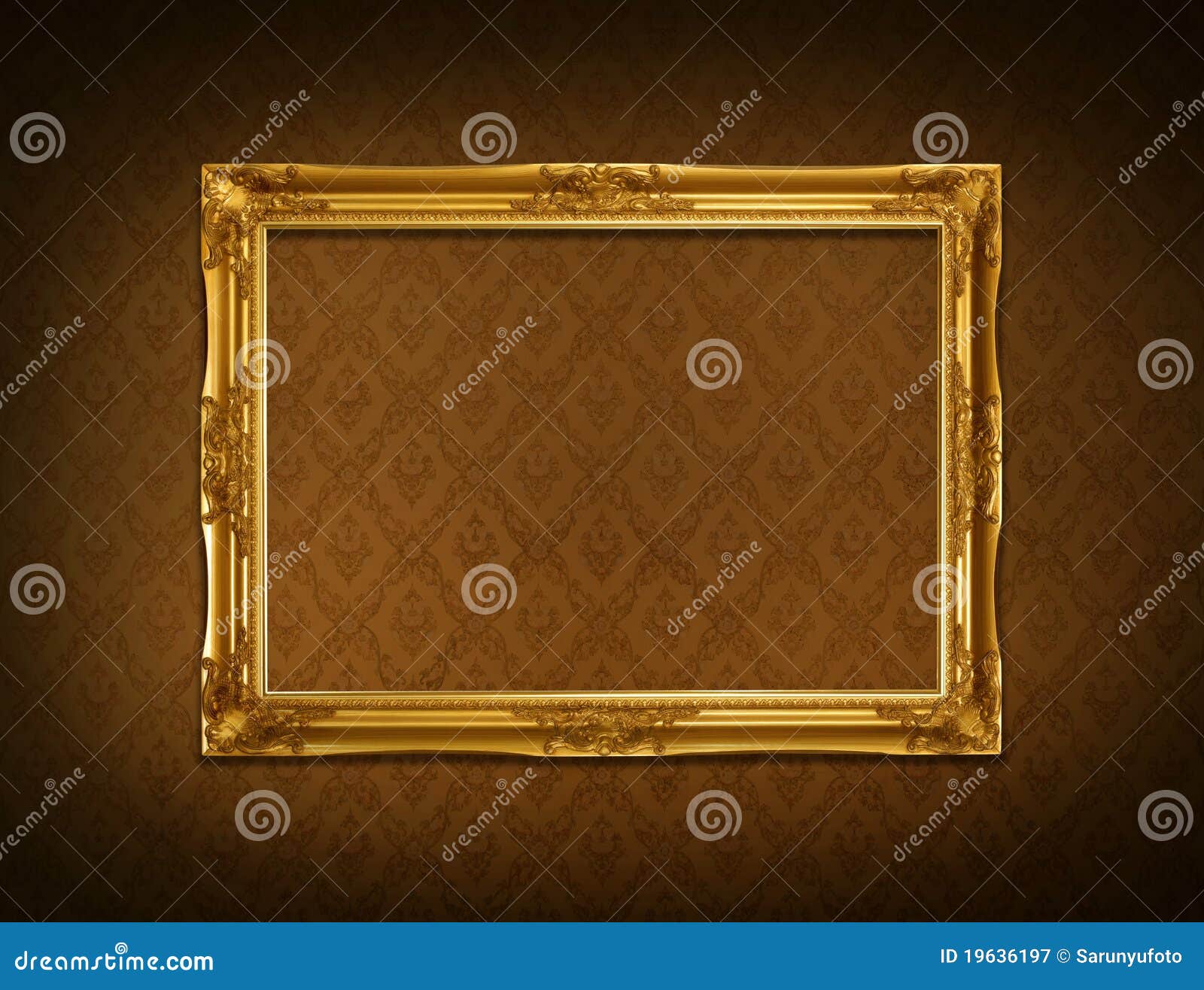 Gold Frame Royalty-Free Stock Photo | CartoonDealer.com #19636197
